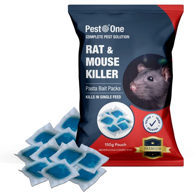 15 X 10G Ultra Strong Strength Mouse Rat Rodent Poison Blocks Bait ...