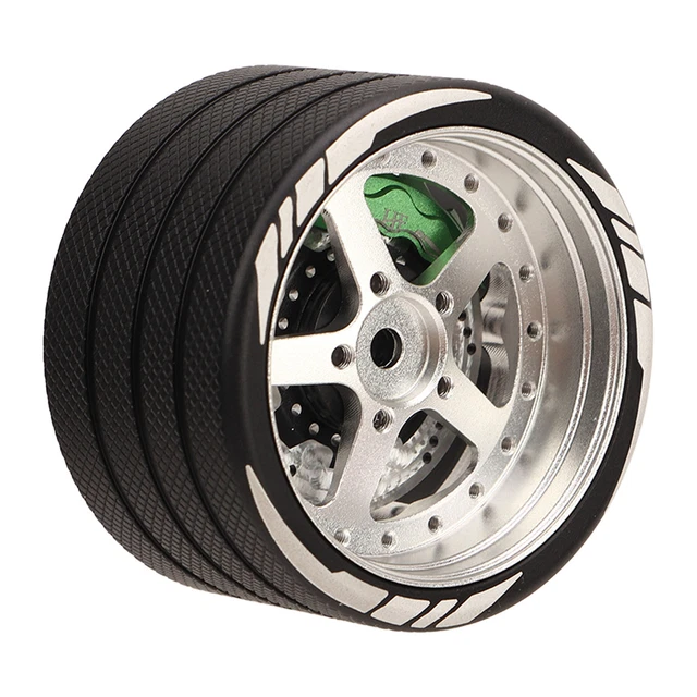 (SILVER)RC TRANSMITTER STEERING Wheel Aluminum Alloy Trigger One Handed ...