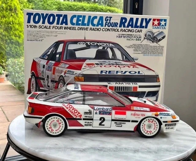 VINTAGE TAMIYA TOYOTA Celica Repsol GT-Four Radio Controlled Model Car ...