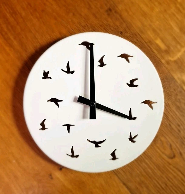 BIRD WALL CLOCK - Porcelain small wall clock with birds design £13.20 ...