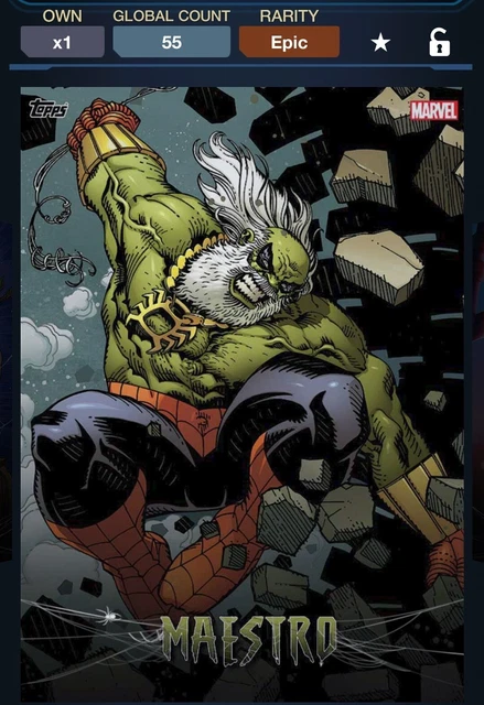 TOPPS MARVEL COLLECT Spider-Variants Maestro Color Motion Epic $5.49 ...