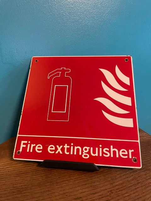 RAILWAY ENAMEL LONDON Underground Station Safety Sign . Fire ...