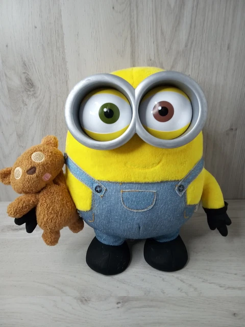 MINIONS TALKING & Blushing Bob Lights Up With Teddy Thinkway Toys ...