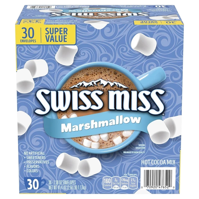 DELICIOUS GLUTEN-FREE HOT Cocoa Mix with Mini Marshmallows, 30 Pack ...