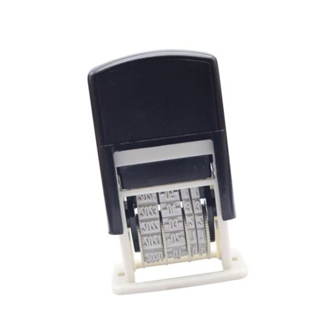 ADJUSTABLE OFFICE STAMP Plastic Date Stamp Number Stamp Dater Stamp ...