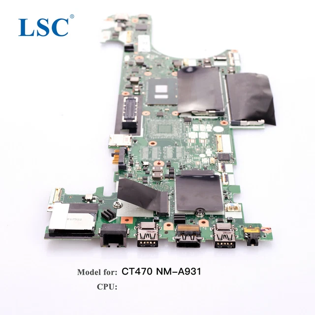 01HX648 01AX969 FOR Lenovo Thinkpad T470 Motherboard CT470 NM-A931 I5-7300U UMA £55.00 - PicClick UK