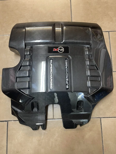 RANGE ROVER SPORT SVR Carbon Fibre Engine cover Vogue 5.0 Defender FK6M ...