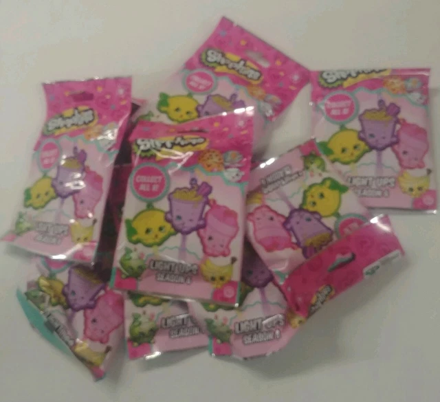 10X SHOPKINS LUZ Ups Temporada 6 Coleccionar Todos 8 Precinto de ...