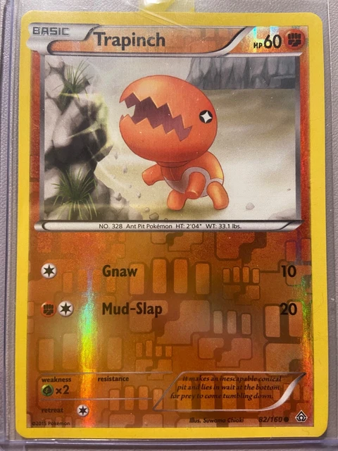 XY PRIMAL CLASH Pokemon TCG Trapinch 82/160 REVERSE HOLO NEUF/COMME NEUF Single 2015 EUR 1,87 ...