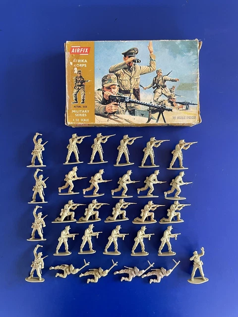 AIRFIX TOY SOLDIERS German Afrika Korps Boxed 1/32 Scale WW2 £19.99 ...