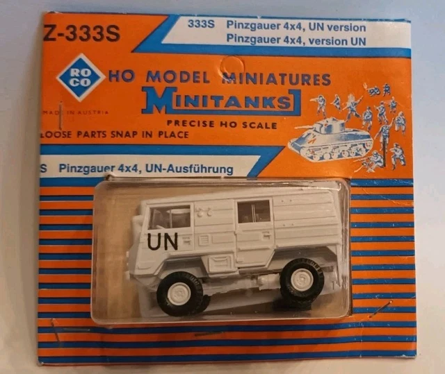 ROCO MINITANKS 1:87 Pinzgauer 4x4 UN Version OVP EUR 9,00 - PicClick DE