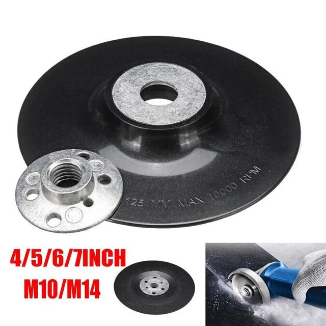 DISC BACKING PAD Tool Angle Grinder Chassis Sandpaper Chassis Fiber ...