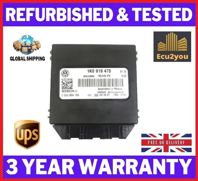 REFURBISHED VW VOLKSWAGEN PDC PARKING DISTANCE CONTROL MODULE 1K0919475 ...