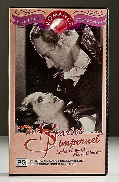 THE SCARLET PIMPERNEL VHS Movie Leslie Howard Merle Oberon Classic ...