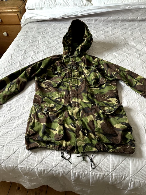 BRITISH WOODLAND DPM Camouflage Combat Field Jacket With Hood £25.00 ...