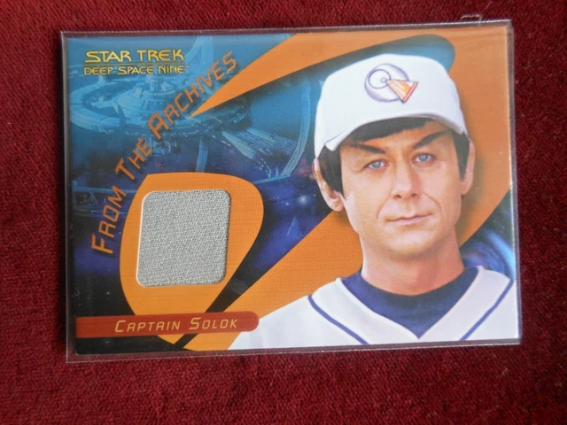 STAR TREK 40: C32 Captain Solok Reliktkarte Deep Space Nine 2006 VFN/NM ...