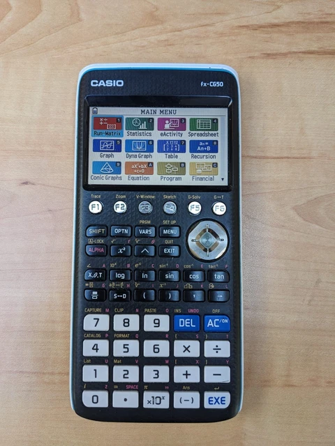 CASIO FX-CG50 3D Graphical and Scientific Calculator for A-Level £74.08 ...