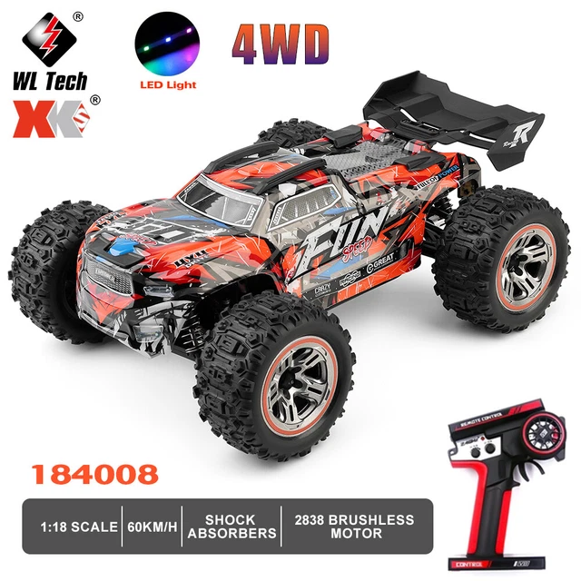 WLTOYS XK 184008 RC Car 1/18 60KM/H 4WD Brushless 2.4G High Speed Off ...