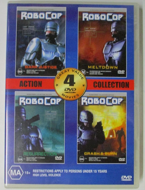 ROBOCOP ACTION COLLECTION, 4 Movies - Dark Justice/Meltdown/Resurr ...