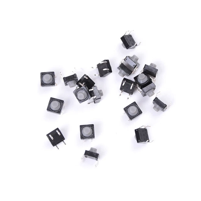 20X 8X8X5MM 4PIN Tactile Push Button Micro Switch Direct Self Reset Soundles SFR $5.60 - PicClick AU