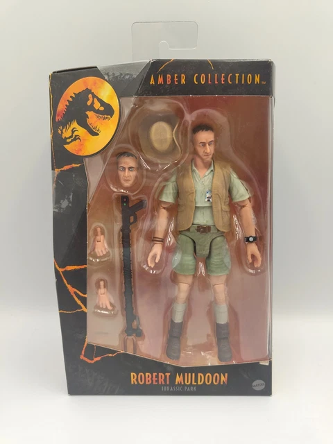 JURASSIC WORLD AMBER Collection Robert Muldoon Figure Mattel 2021 ...