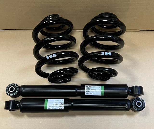VW T5 T6 Transporter Rear Suspension Shocks Absorbers Struts Coils ...