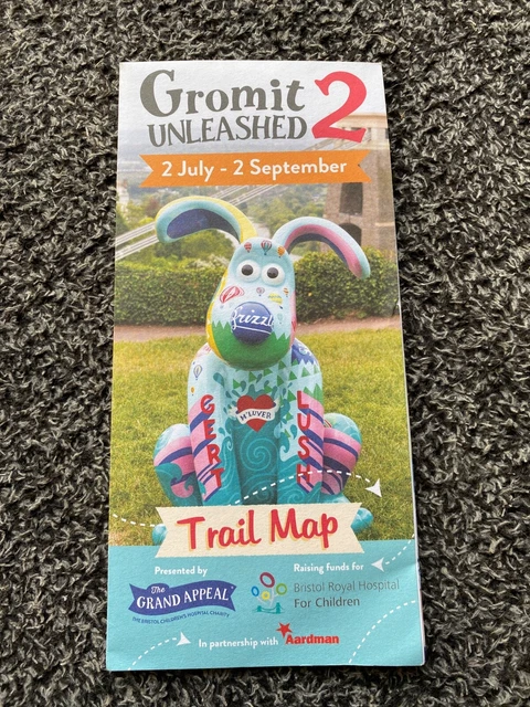 GROMIT UNLEASHED 2 Trail Map Wallace and Gromit £5.92 - PicClick UK