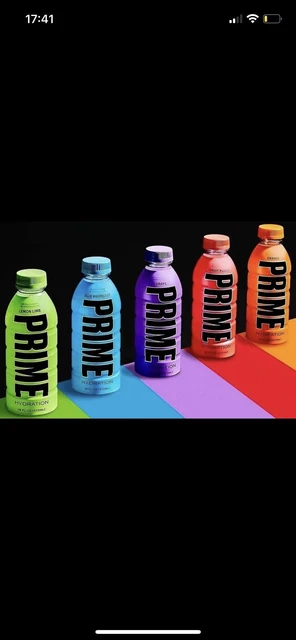 PRIME HYDRATION DRINKS Grape, Blue Raspberry, Ice Pop, Tropical, Lemon ...