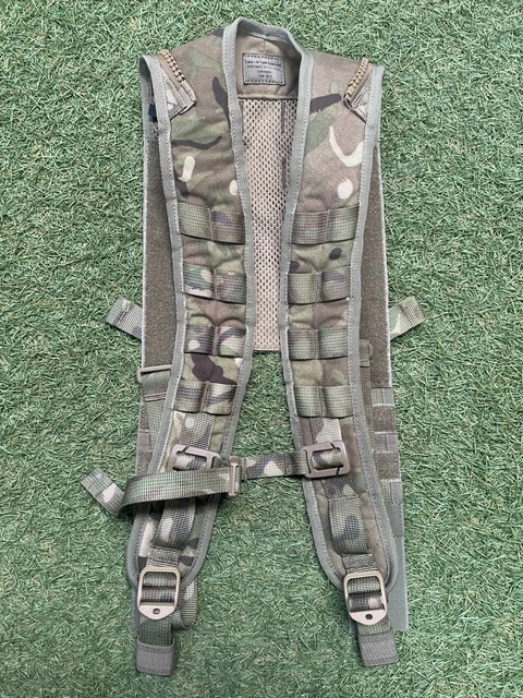 BRITISH ARMY H-TYPE Yoke Virtus Molle Webbing MTP Camo Issued Surplus ...