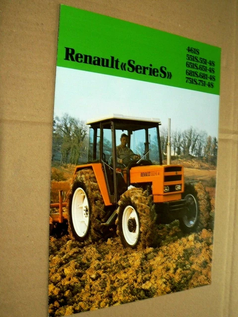 PROSPECTUS TRACTEUR RENAULT Série S Tractor Traktor Trattore Prospekt Brochure EUR 9,99 ...