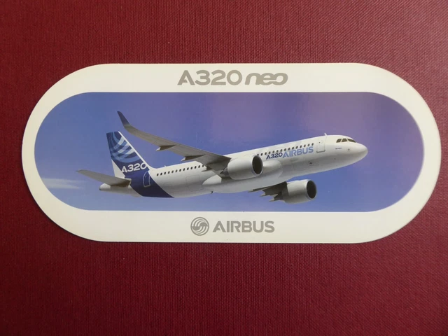 AUTOCOLLANT STICKER AUFKLEBER Airbus A320 Neo Airliner Airlines EUR 5 ...