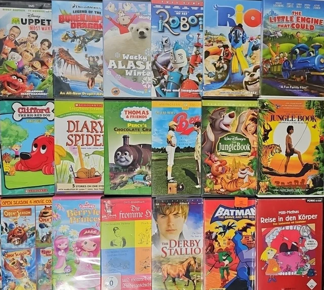 WHOLESALE LOT 100+ DVDs Kids & Family Children's Baby Pixar Disney ...