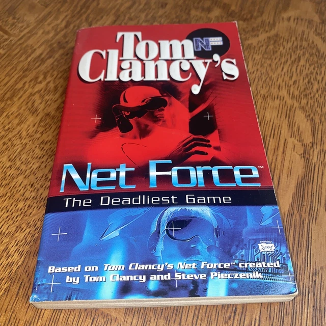 VINTAGE 1999 TOM Clancys Net Force: The Deadliest Game - Paperback Book ...