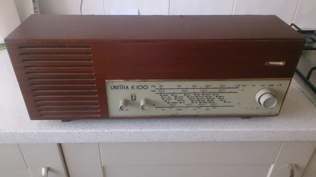 RARE UNITRA "Model K100" Valve Radio (1969)? £20.00 - PicClick UK