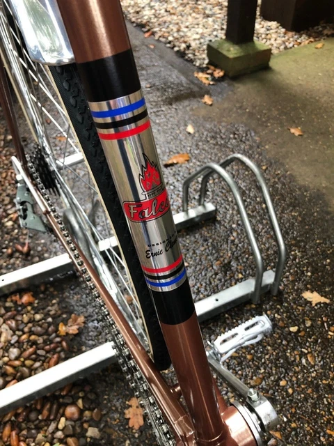 VINTAGE RESTORED FALCON 1960s BLACK DIAMOND RACING BICYCLE WITH BROOKS ...