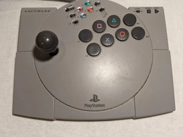 ASCIIWARE ASCII FIGHT Stick PlayStation 1 Joystick Controller getestet ...
