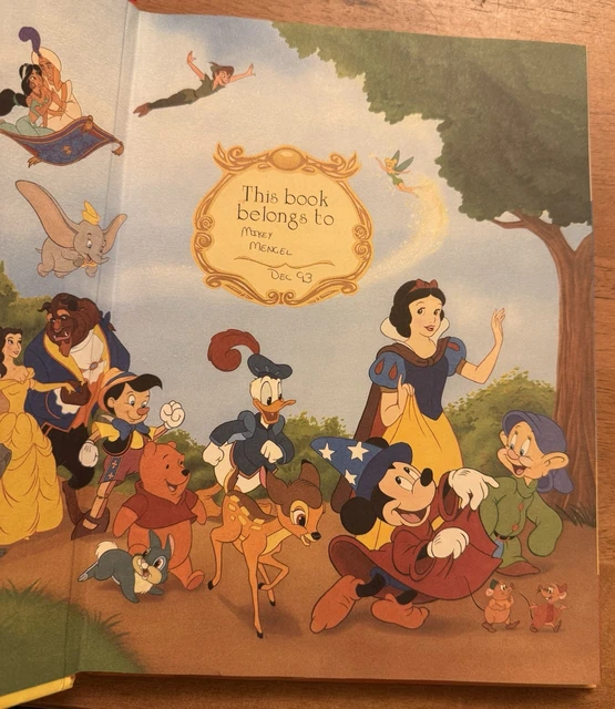 VINTAGE DISNEY'S ALADDIN Hardcover Book Adapted by Don Ferguson 90s $31 ...
