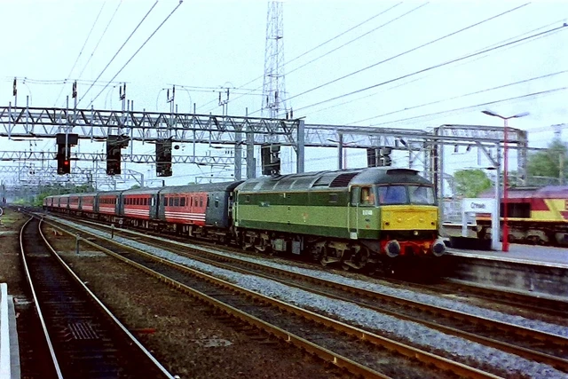 35MM RAILWAY COLOUR Negative Class 47 815 at Crewe £1.75 - PicClick UK
