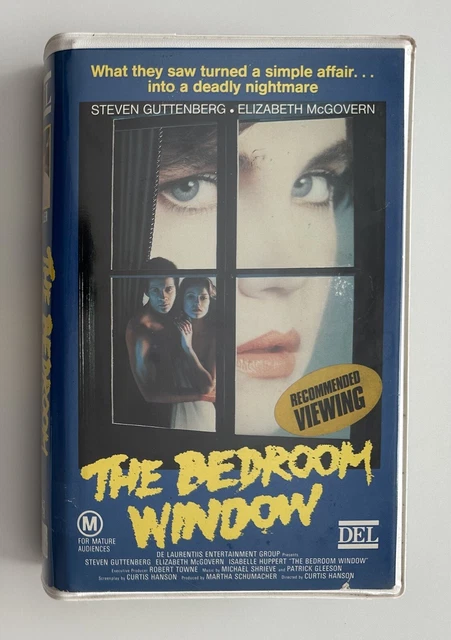 THE BEDROOM WINDOW [VHS] CBS Fox Big Box Ex-Rental Video Tape Thriller ...