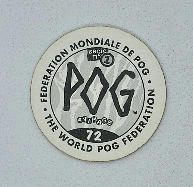 POG POGMAN 72 Série 1 Avimage Pogs Kini Kinis Slammers Caps Flip Tazos ...