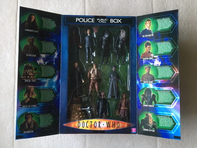 DOCTOR WHO 10 Figure Boxed Set Series 3 - 10th Doctor Martha Jones ...