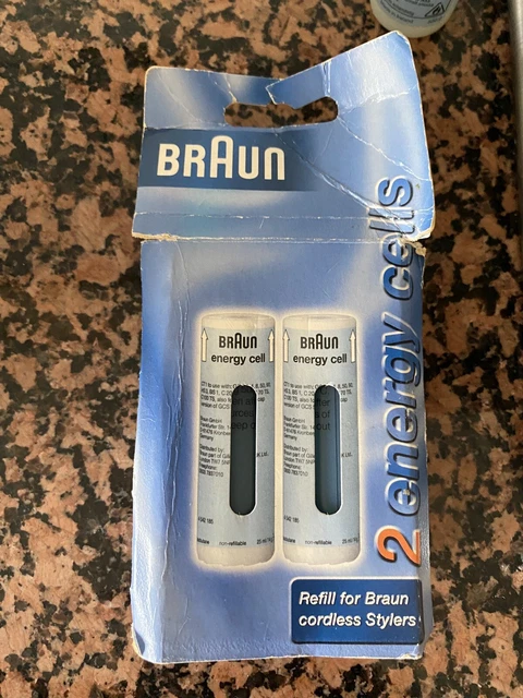 ENRGY GAS ENERGY Refills Cells BRAUN CT2 Cordless Stylers Twin Pack £78 ...