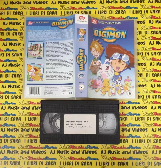 VHS FILM DIGIMON DIGITAL MONSTERS VIDEO 2 N. 4-6 1999 TOEI ANIMATION ...