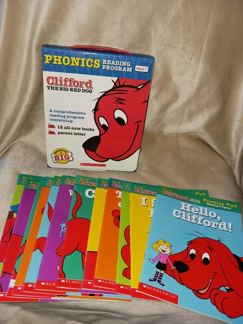 CLIFFORD THE BIG Red Dog - Phonics Reading Program - Pack 1 - 12 Books ...