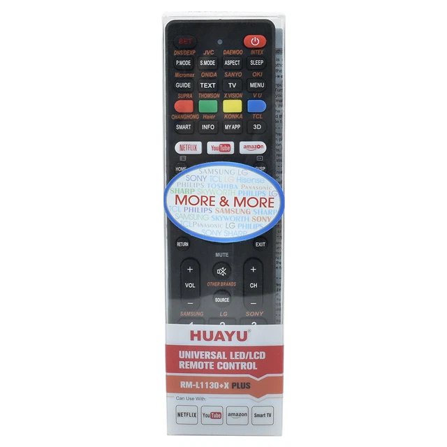 TÉlÉcommande Universelle Tv Lcd Ir Lcd Huayu L1130 X Plus Neuve Rm