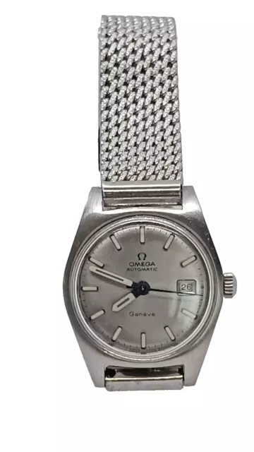OROLOGIO DONNA OMEGA Geneve Automatico Vintage Acciaio Inox Ref 566.012 Cal. 681 EUR 490,00 ...