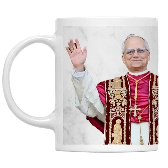 2025 POPE LEO XIV Habemus Papam PAPAL CATHOLIC SOUVENIR Mug For Coffee ...