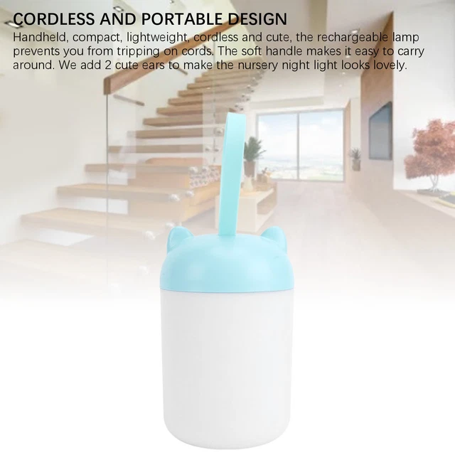 FOR NURSERY NIGHT Light Portable LED Touch Bedside Lamp USB ...