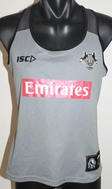 AFL COLLINGWOOD MAGPIES Football Club Training Singlet Women's Size 12 ...