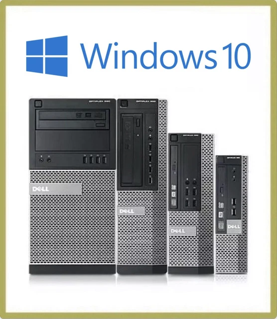 FAST CHEAP DELL OPTIPLEX i3 i5 i7 SFF DESKTOP MT 8GB 500 WINDOWS 10 PC ...